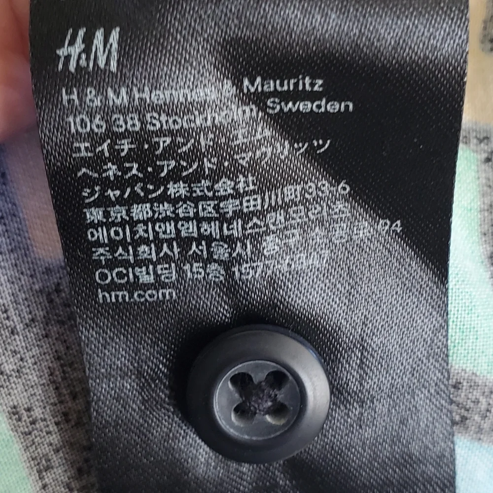 H&M | Shirts | Hm X Coachella Colorful 9s Style Aztec Print Button Down ...